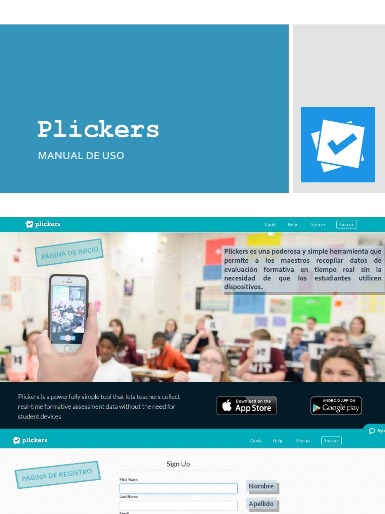 Guía de Uso de Plickers | PDF | Edad de información | Internet