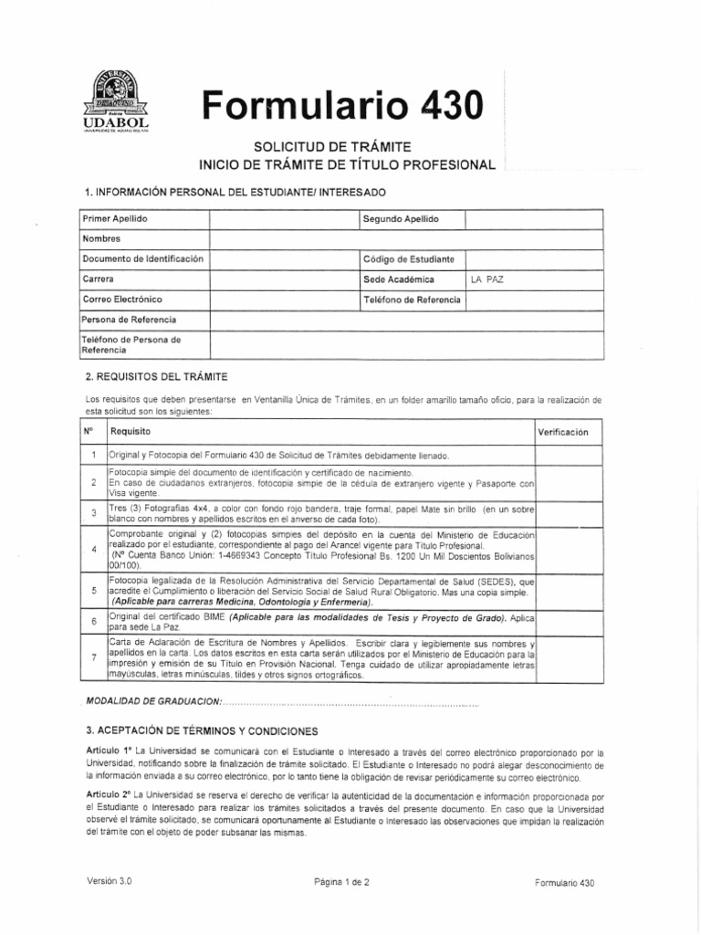 4 Formulario 430 | PDF | Business