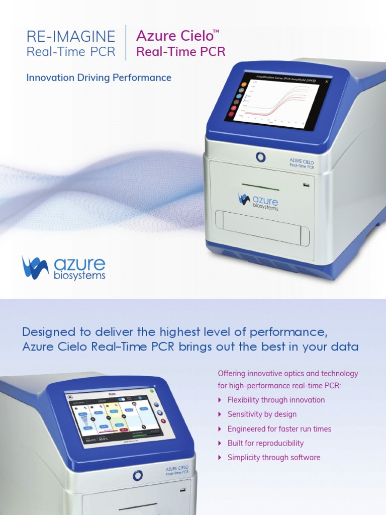 Azure Cielo Brochure | Download Free PDF | Real Time Polymerase Chain ...