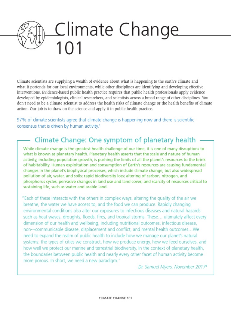 Climate Change 101 | Download Free PDF | Climate Change | Greenhouse Gas