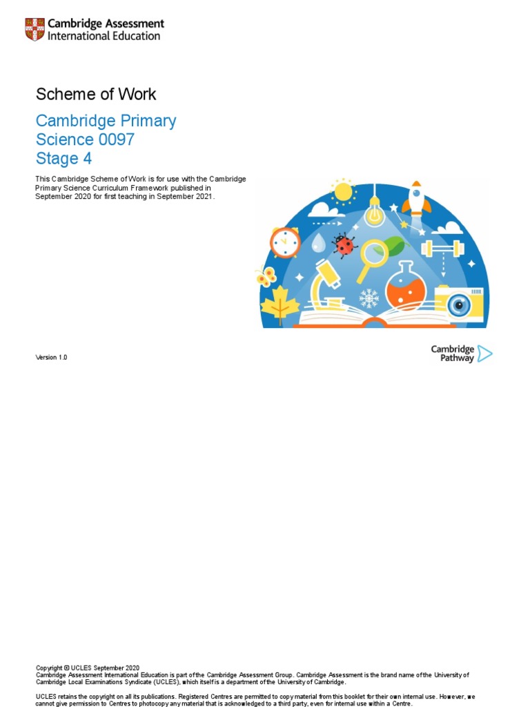 0097 Primary Science Stage 4 Scheme of Work - tcm142-595393 | PDF ...