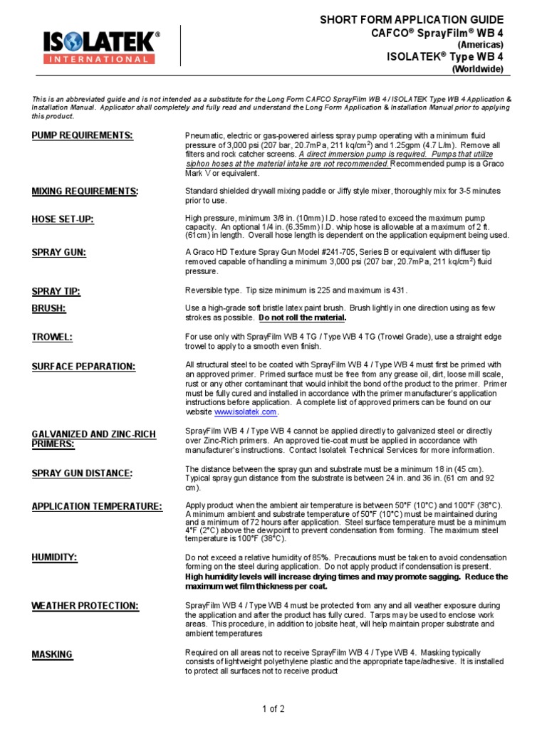 WB4 Short Form - Dual Branding - 10-24-19 | PDF | Relative Humidity | Humidity