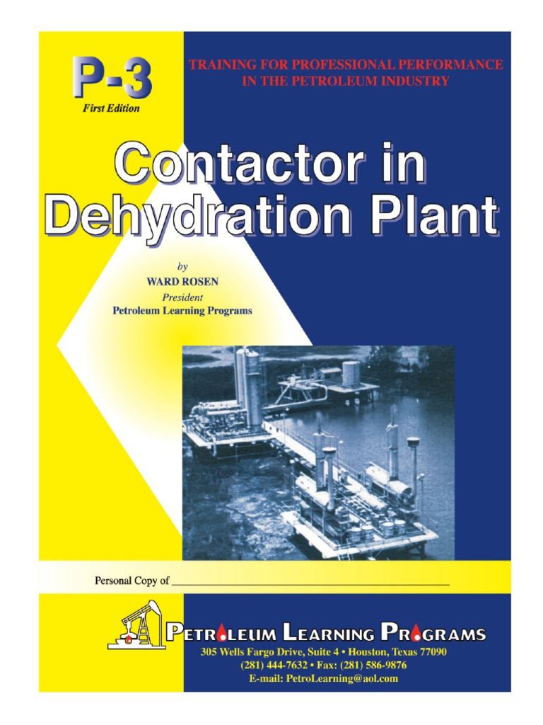 PLP P-3-2003, Contactor in Dehydration Plant-1st Ed-Rosen | PDF ...