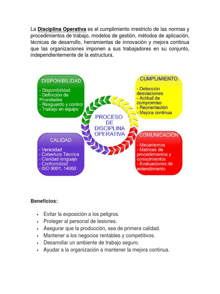 Disciplina Operacional | PDF