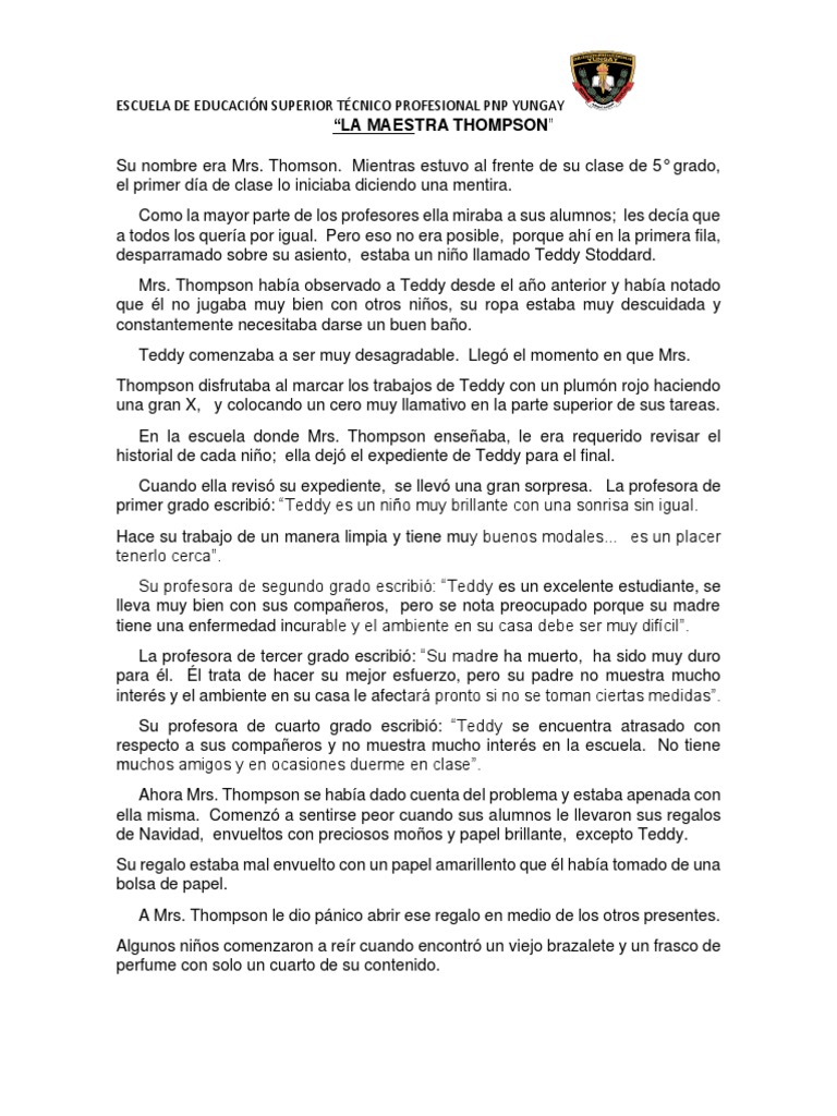 Comunicación Ii La Maestra Thomson-28 Solis Solis Jairo Omar | PDF