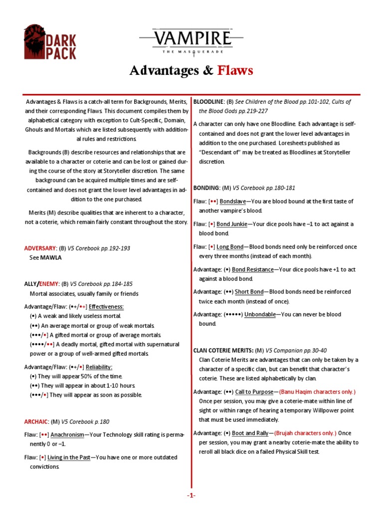 V5 Advantages and Flaws | PDF