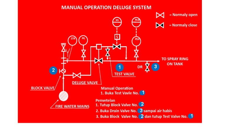 Manual Operation Deluge System: PAN HS | PDF