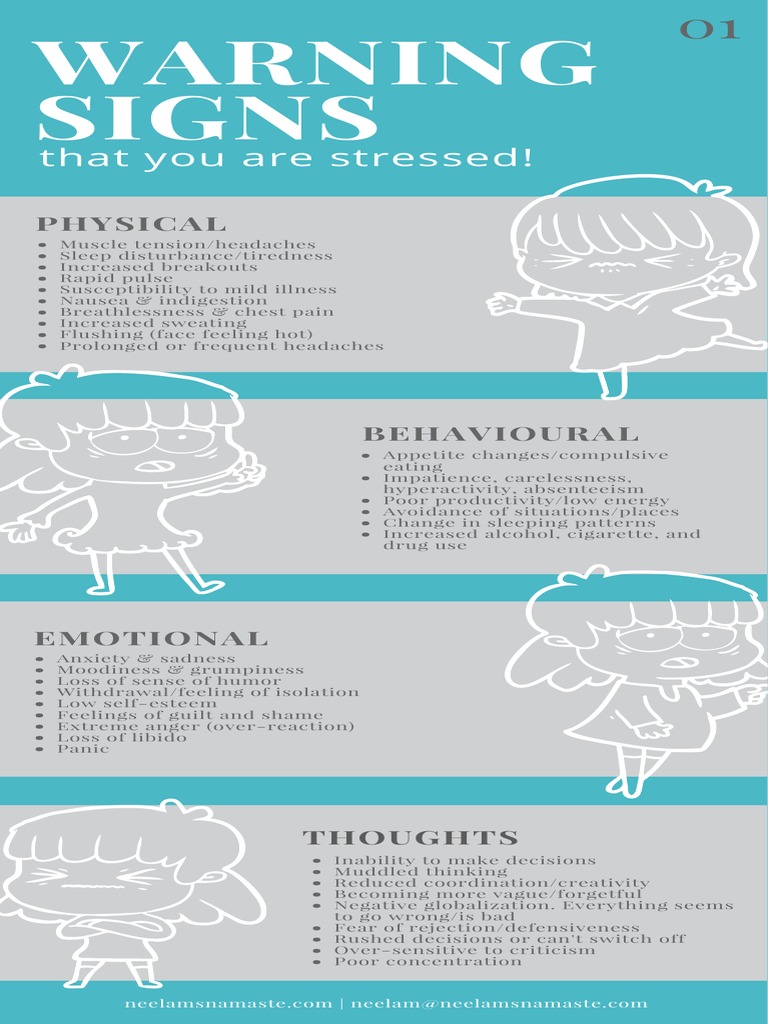 Effects of Stress Warning Signs (3 Infographics) | PDF | Blood ...