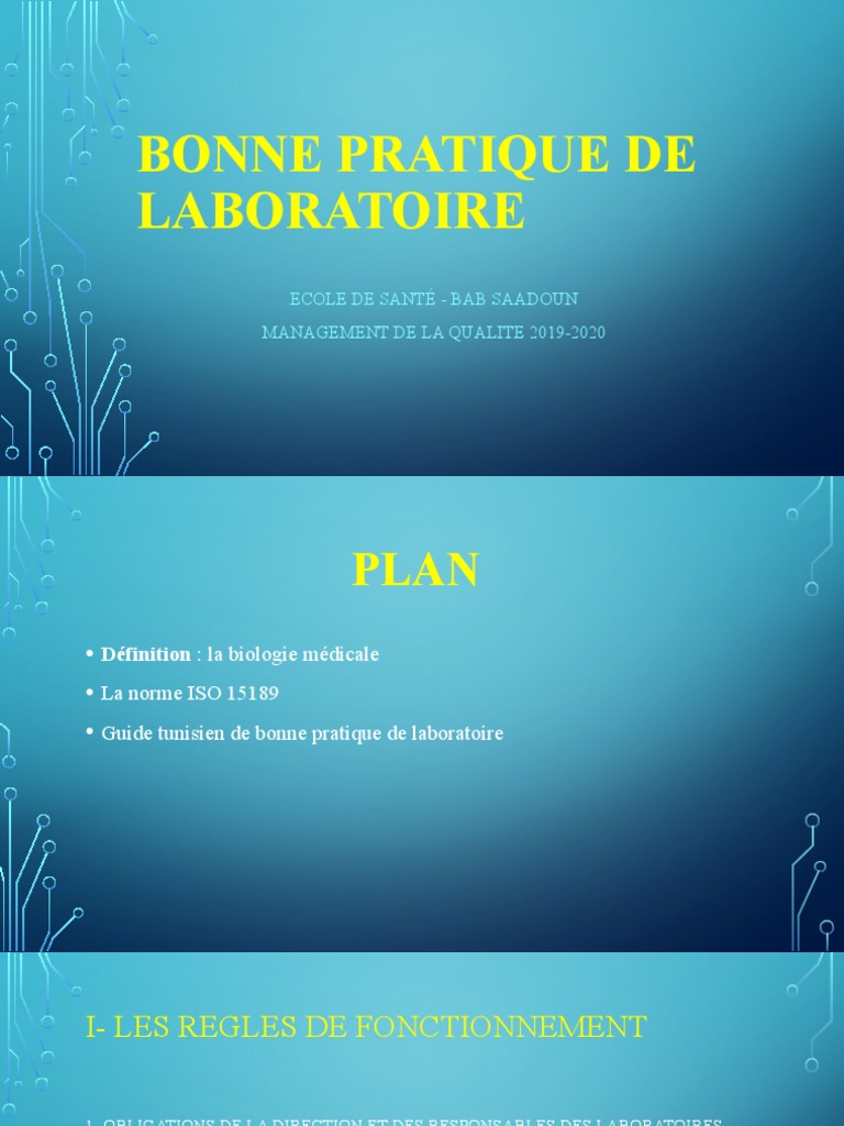 Bonnes Pratiques En Laboratoire – WIYOI