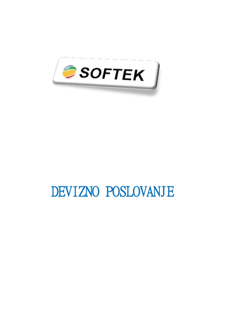 Devizno Poslovanje | PDF