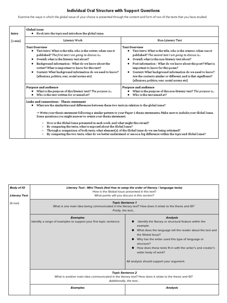IO Structure With Support Questions | PDF | Writers | Cognition