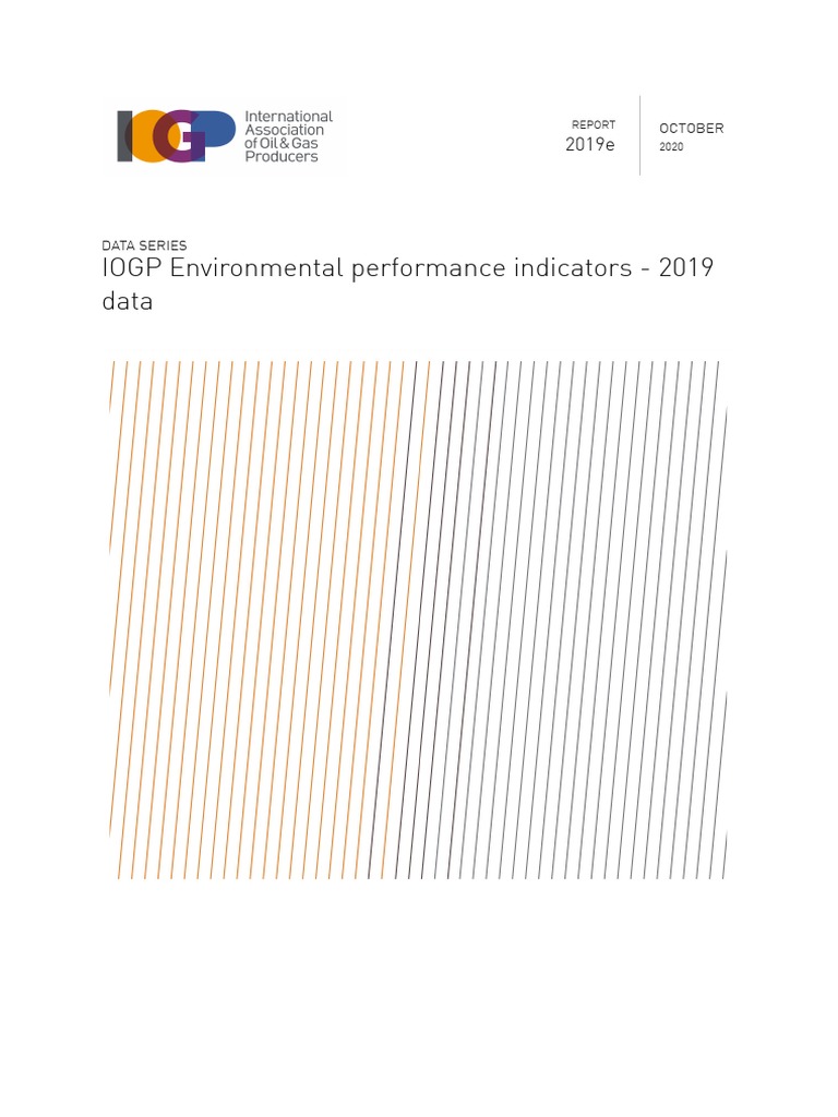 IOGP Environmental Performance Indicators - 2019 Data: October | PDF ...