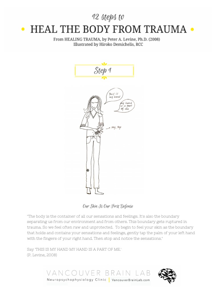 12 Steps To Heal The Body From Trauma | PDF | Senses | Psychological Trauma