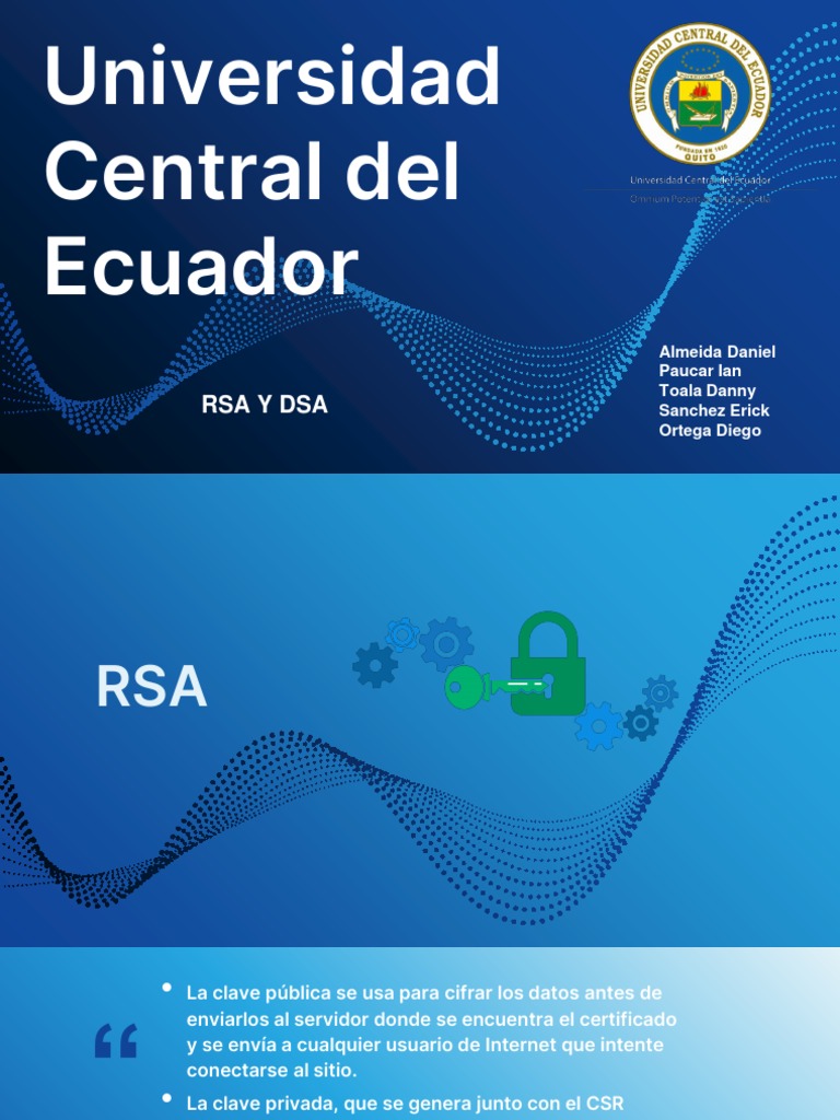 Rsa VS Dsa | PDF | Clave (criptografía) | Criptografía de clave pública
