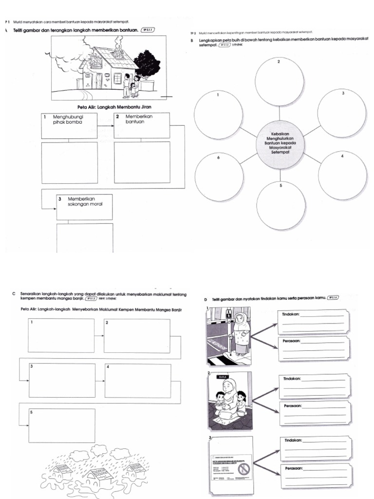 Latihan Moral Tahun 5 Baik Hati | PDF
