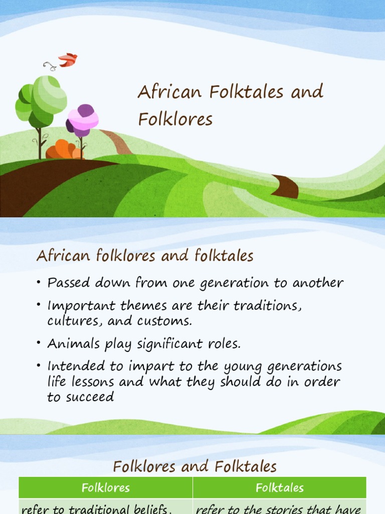 African Folktales and Folklores | PDF