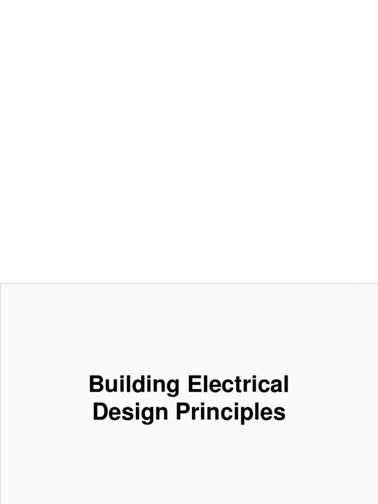 Elect Design Principles | PDF | Electrical Wiring | License