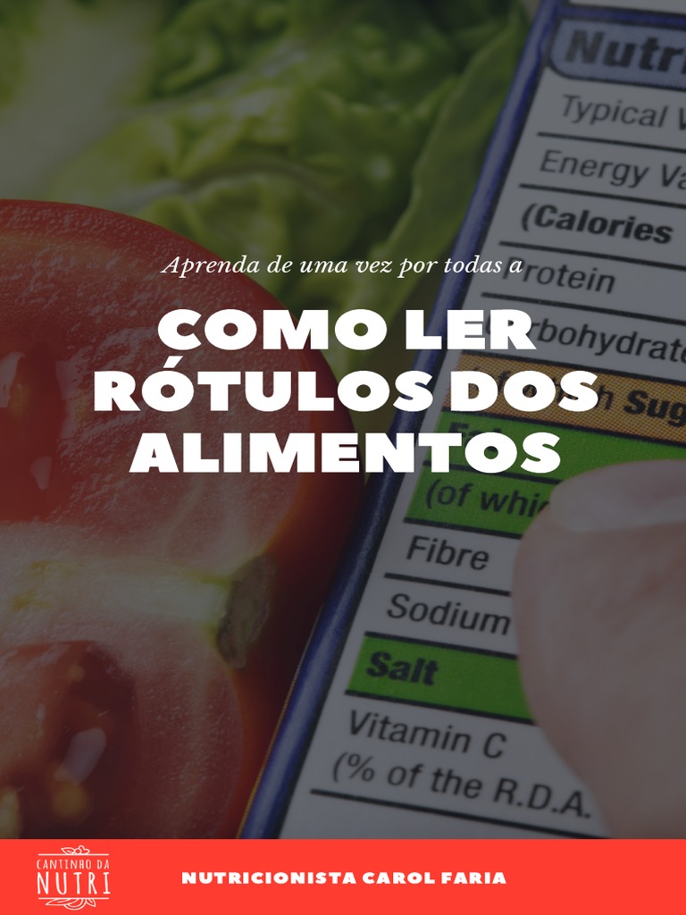 Rótulos Dos Alimentos | Descargar gratis PDF | Fibra alimentar | Dieta ...