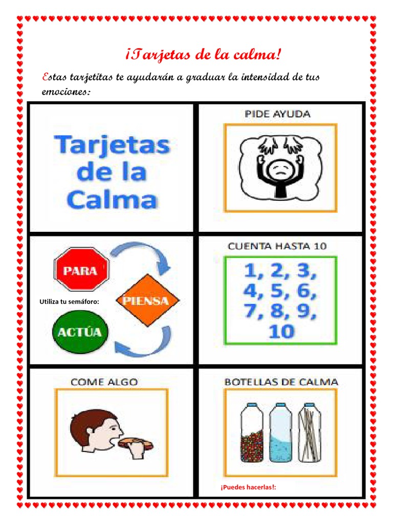 Ficha 17 Utilizo Tarjetas de La Calma | PDF