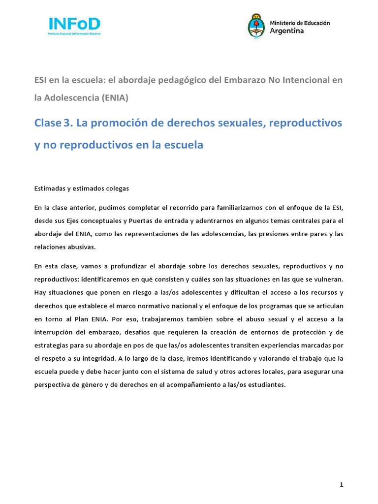 Curso108 Clase03 | PDF | Aborto | La sexualidad humana