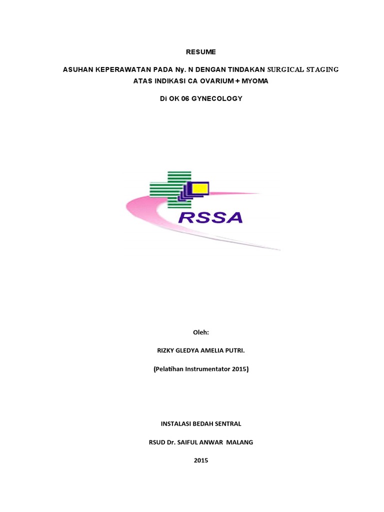 OK 6 Surgical Staging (Onkology) | PDF