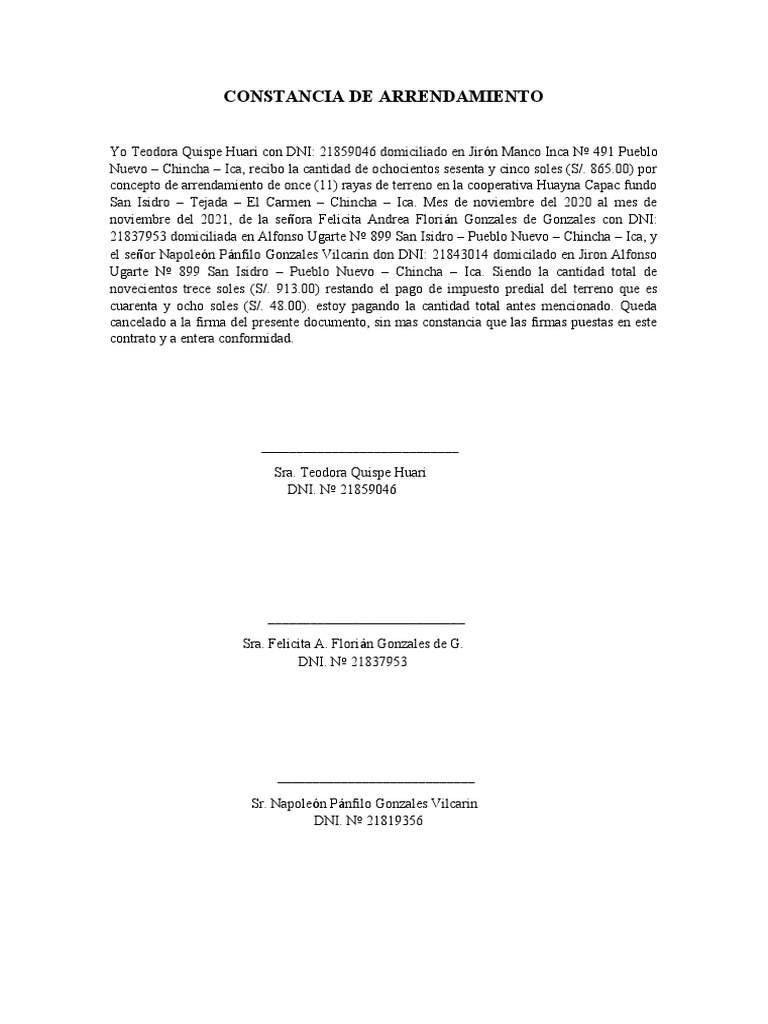 Ejemplo De Carta De Constancia De Arrendamiento - vrogue.co Ejemplo De Carta De Constancia De Arrendamiento - vrogue.co
