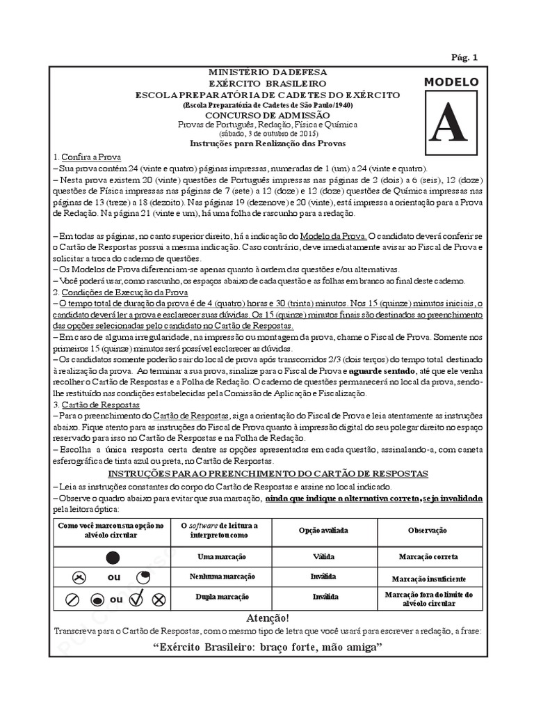 Prova EsPCEx 2015 | PDF | Amida | Hidróxido de sódio