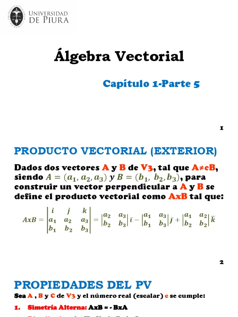 Algebra Vectorial P5.0 | PDF | Espacio vectorial | Vector Euclidiano
