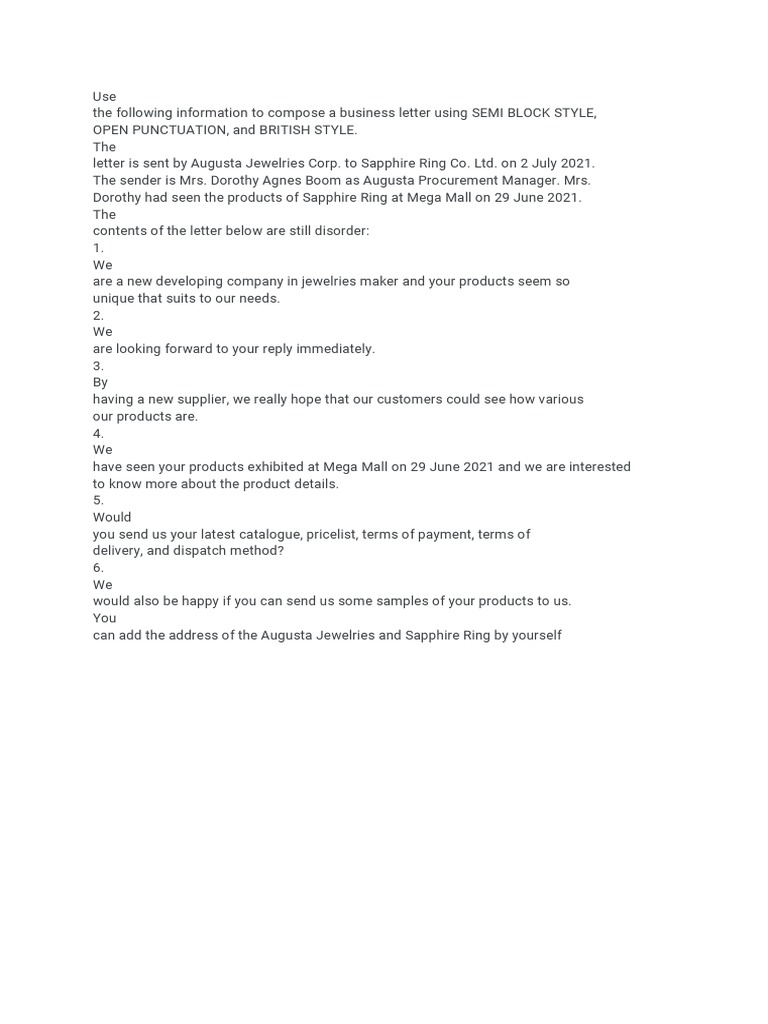 Surat Business | PDF