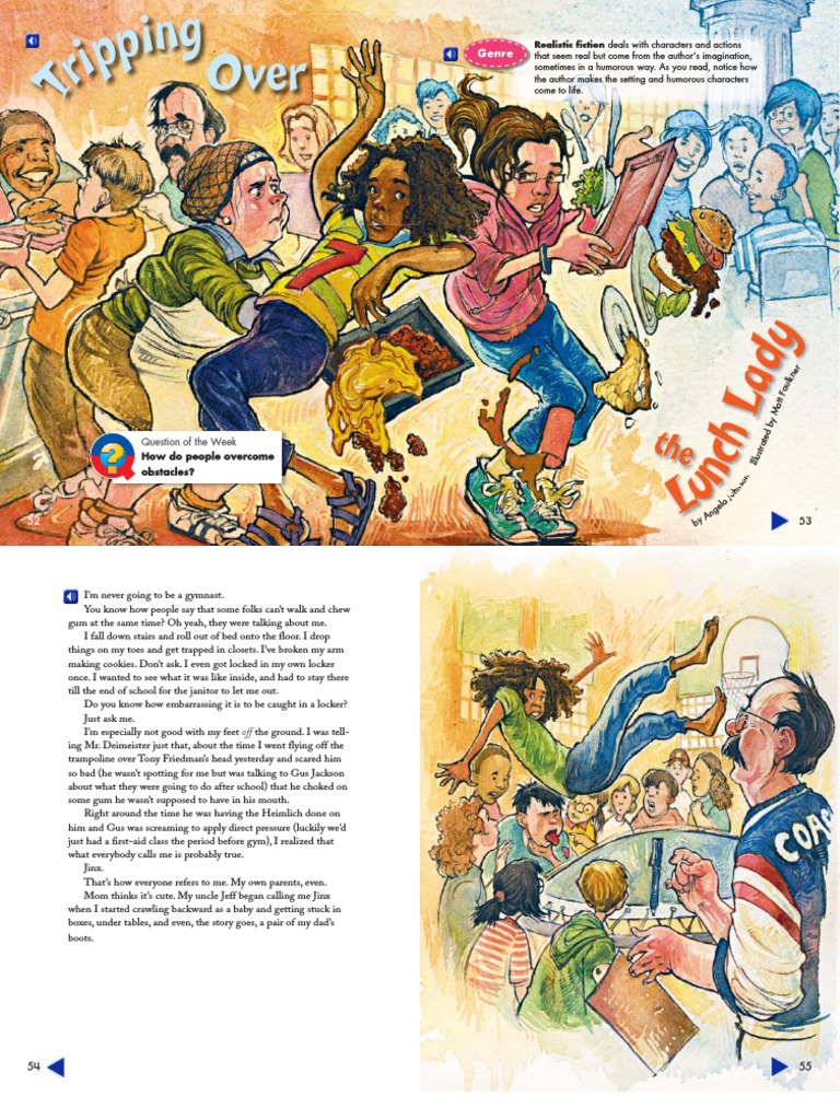 Tripping Over Lunch Lady Book | PDF | Sports | Leisure