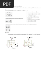 Module 1 - Fundamental Concepts in Mechanics | PDF | Force | Euclidean Vector