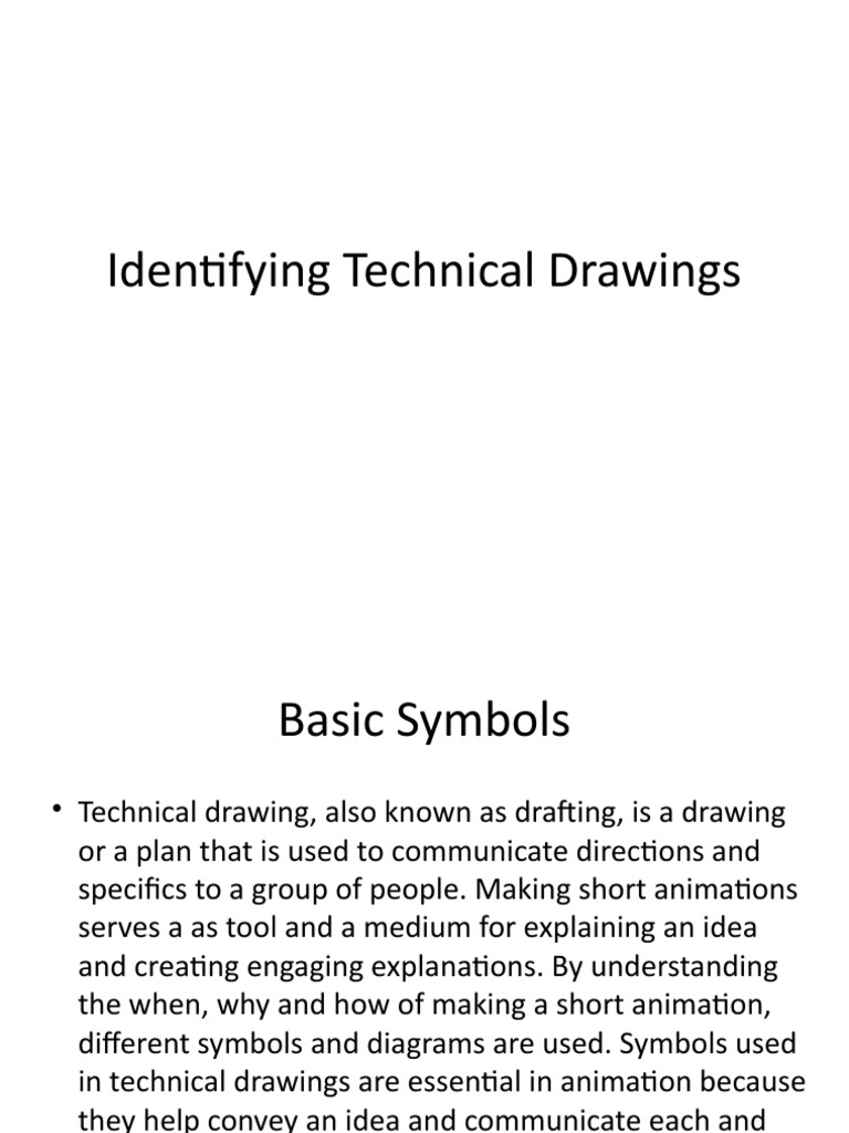 Identifying Technical Drawings | PDF | Technical Drawing | Drawing
