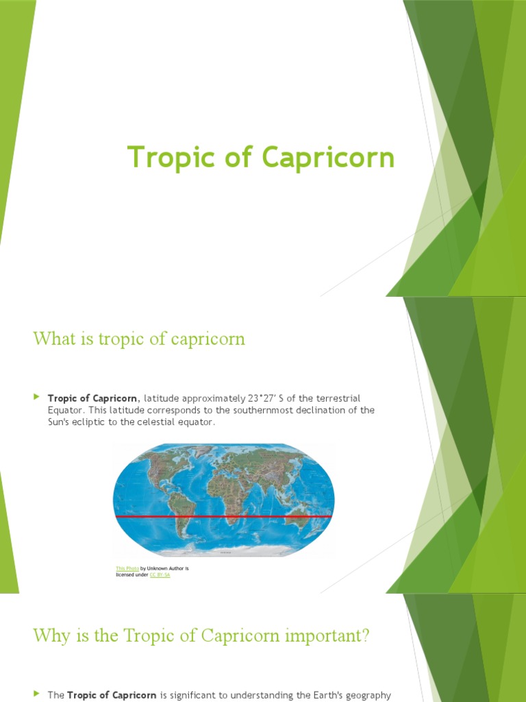Tropic of Capricorn Facts & Significance | PDF