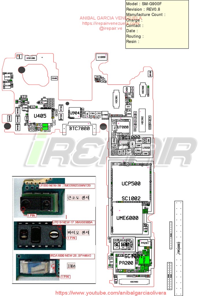 SM-G900F Esquematico Completo Anibal Garcia Irepair | PDF | Samsung ...