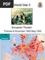 European Theater Map: 1942-1945 | PDF