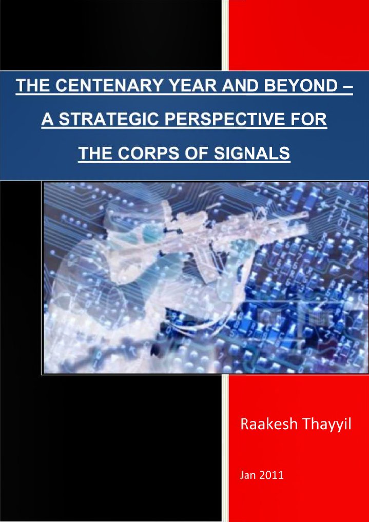 Strategic Perspective For The Corps of Signals | PDF | Information ...