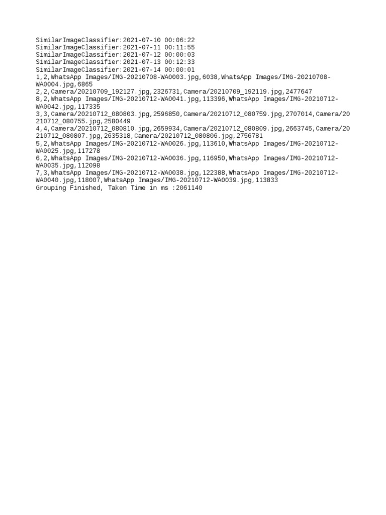Similar Classifier Report Pdf