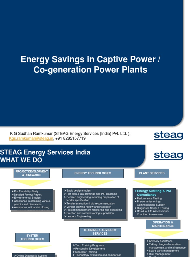 Final STEAG Energy Saving in CPP | PDF | Boiler | Energy Production