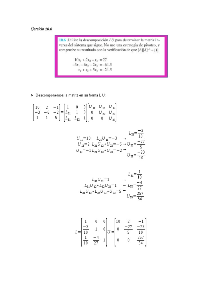 Ejercicio 10.6 | PDF