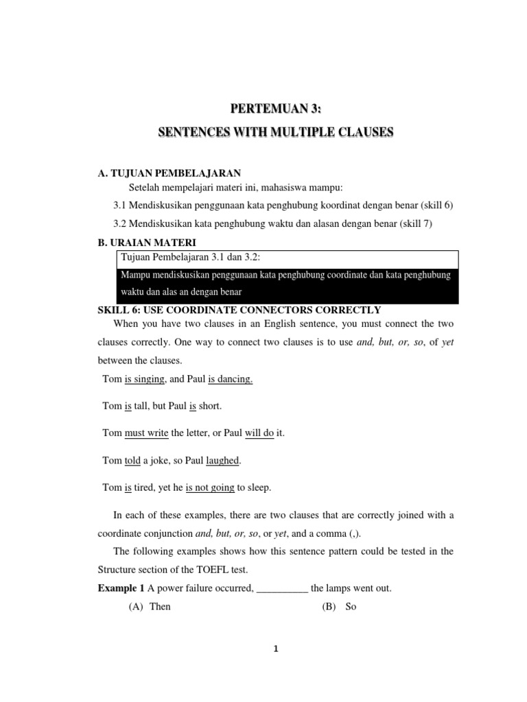 Modul Basic English Kkni - 3 | PDF | Sentence (Linguistics) | Subject (Grammar)