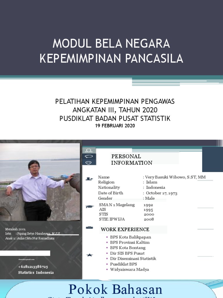 BT - Bela Negara Kepemimpinan Pancasila - Very Basuki Wibowo, MM - 2183 | PDF