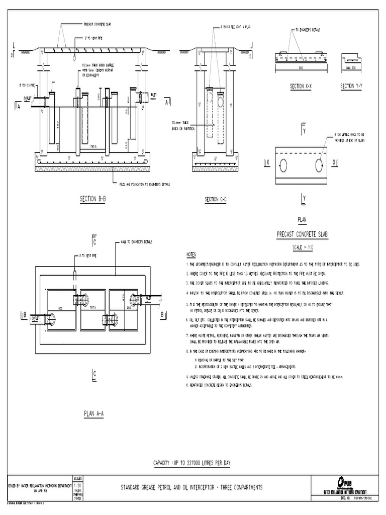 Standard Oil Interceptor Section | Download Free PDF | Sanitary Sewer ...