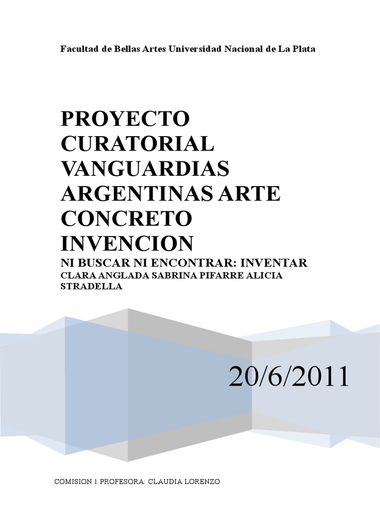 Trabajo Práctico N 3 Proyecto Curatorial Con Bibliografia | PDF | Museo ...