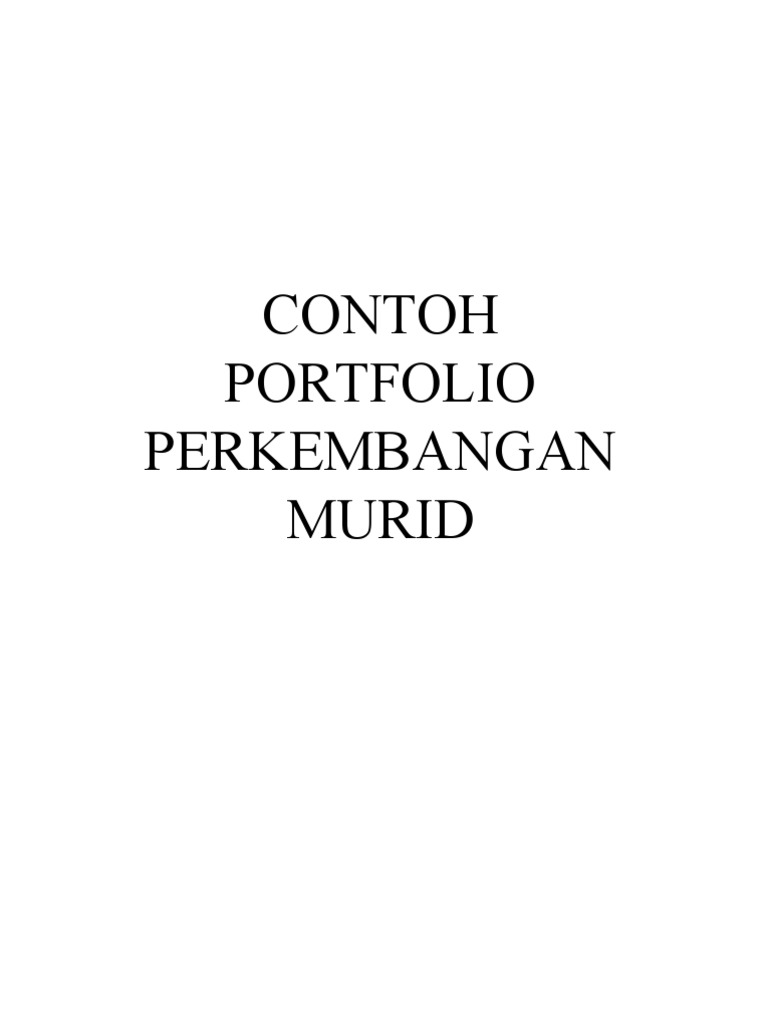 Contoh Portfolio | PDF