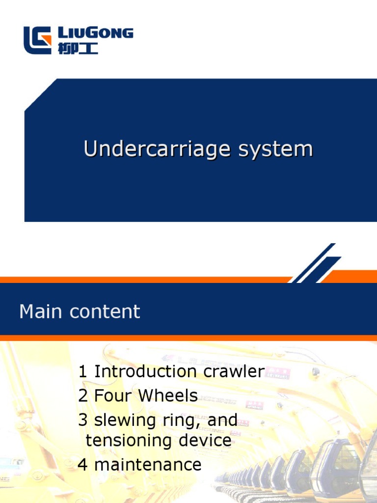 Excavator Undercarriage System | Download Free PDF | Mechanical ...