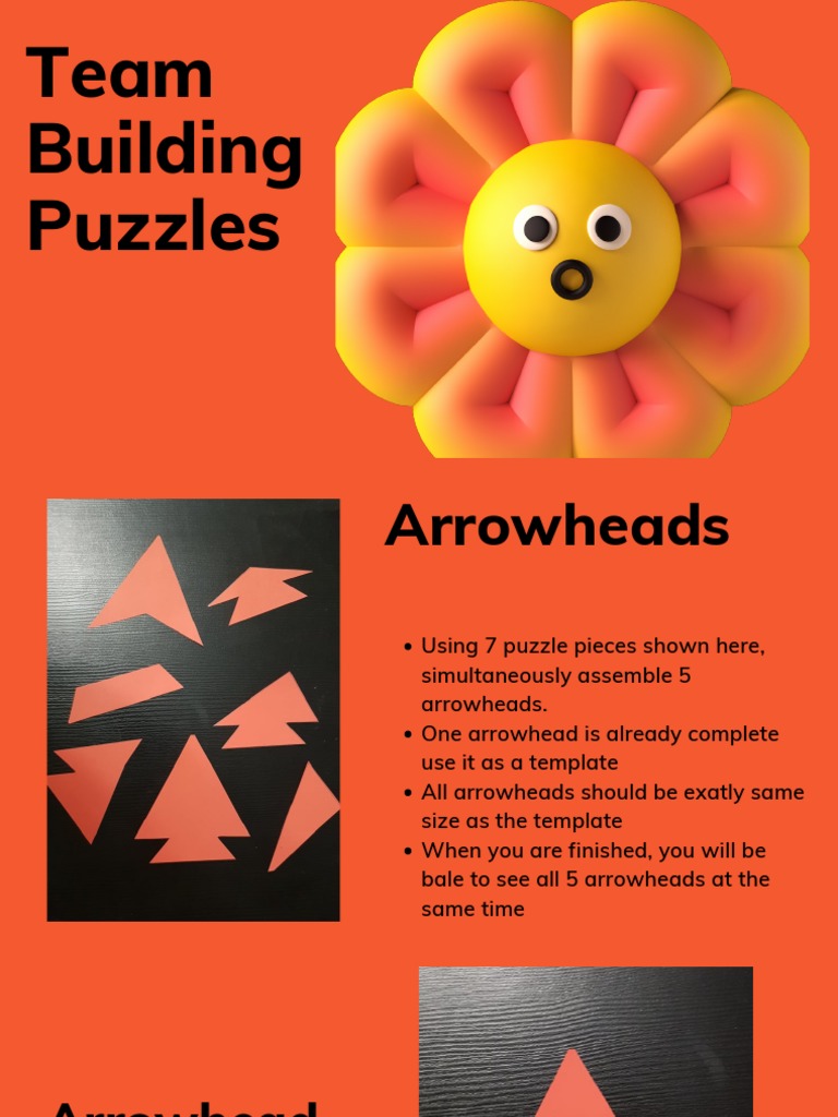 Arrowhead Team Building Puzzle Activity | PDF