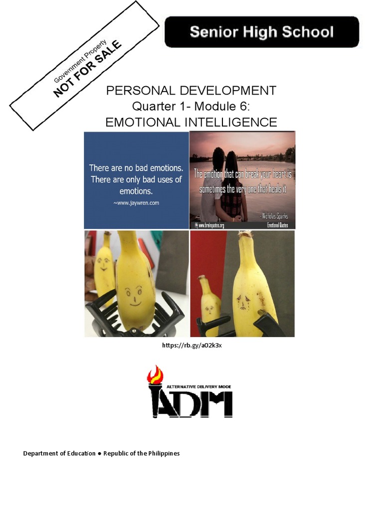 PerDev - Q2 - Module 6 - Emotional-Intelligence - Ver2 | PDF | Feeling ...