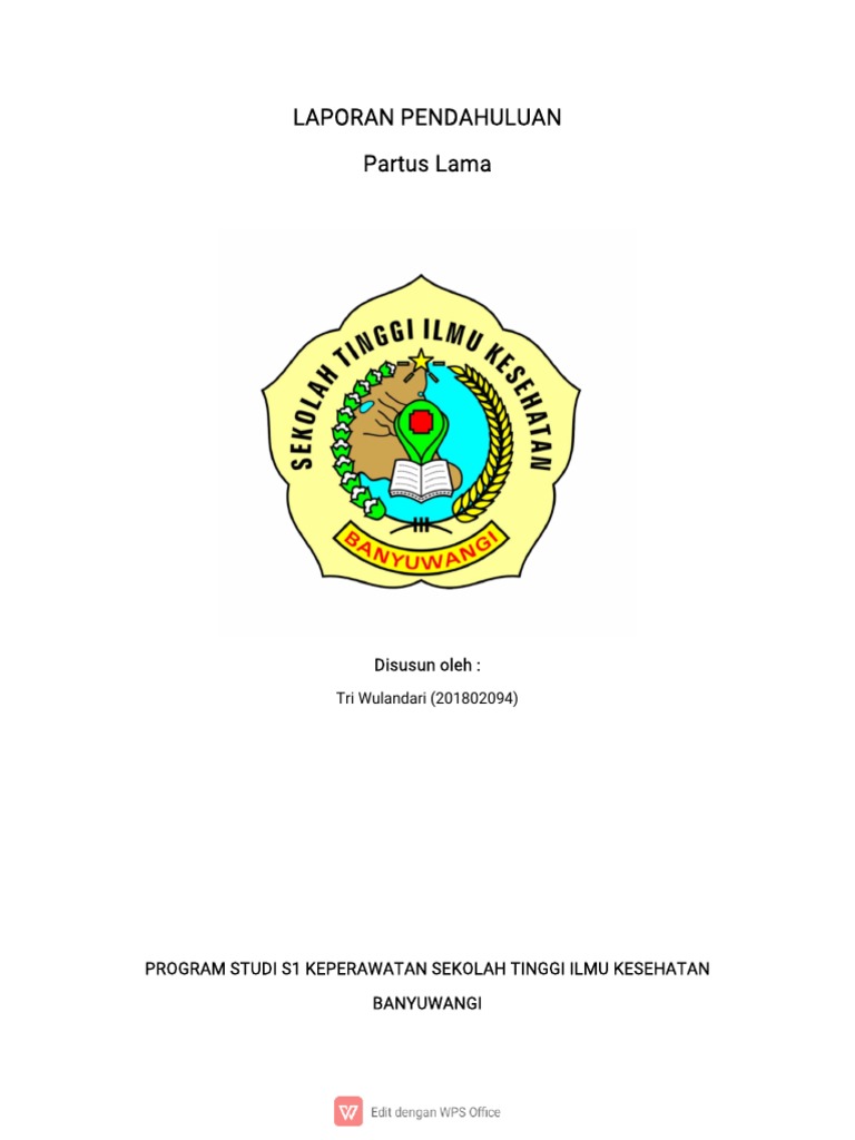 Laporan Pendahuluan Partus Lama 1 | PDF