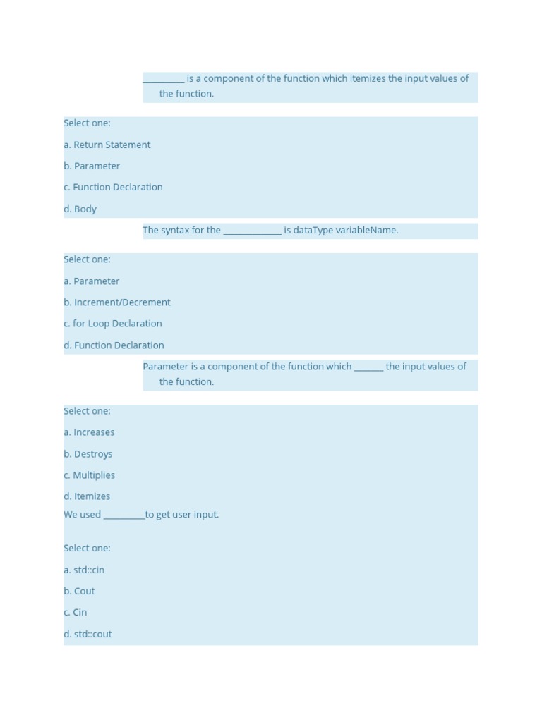 Comprog Part 2 Pdf C Programming Language Parameter Computer Programming 2373