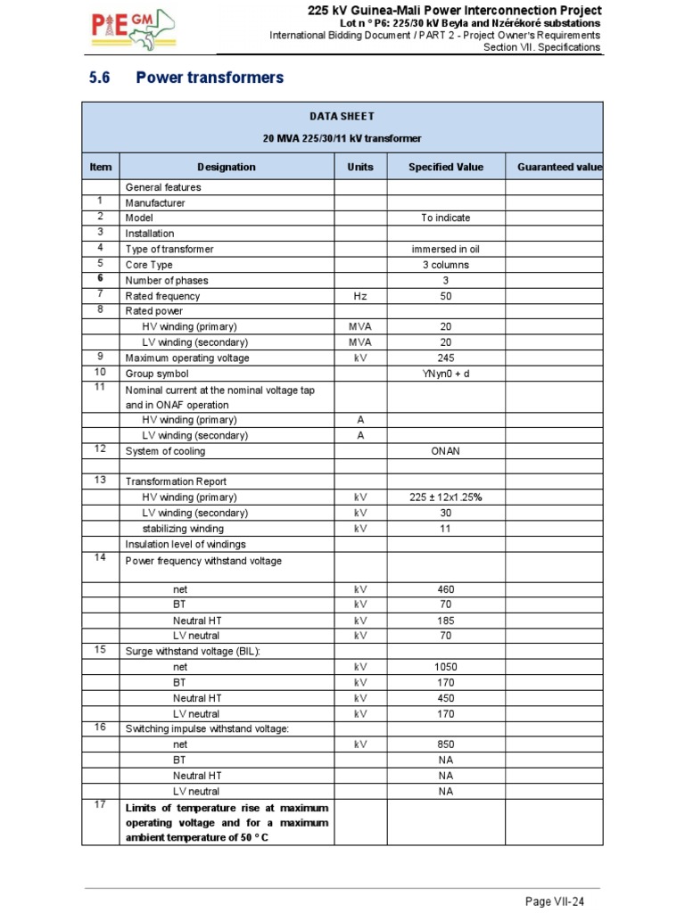 Transformer Datasheet Part 1 | PDF | Transformer | Manufactured Goods